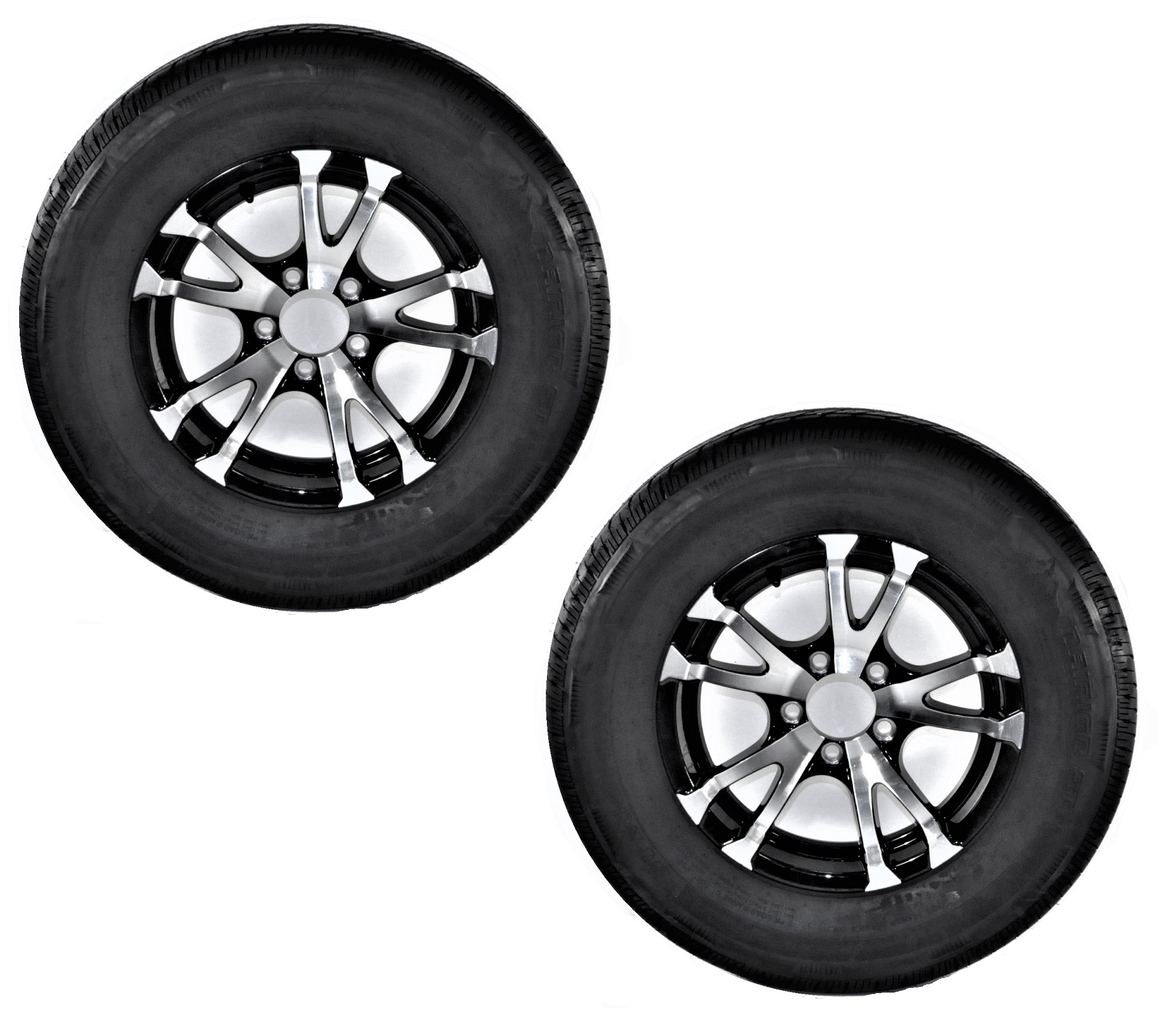  Tires Wheels ECustomRim 2 pack Radial Trailer Tires T07